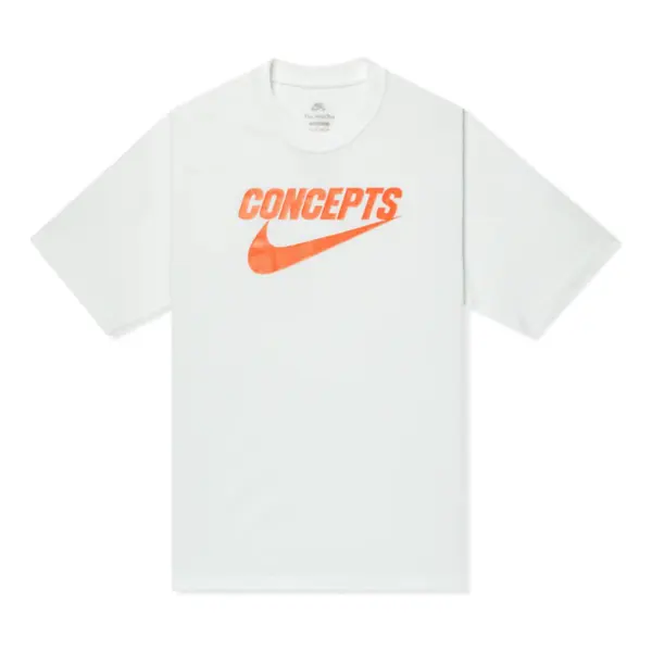 Nike X Concepts T-shirt 'white Orange - White/orange
