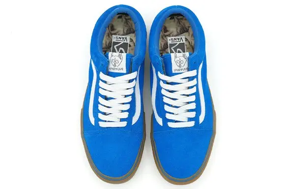 VANS Golf Wang X Old Skool Pro 's' Sneakers - Blue/white