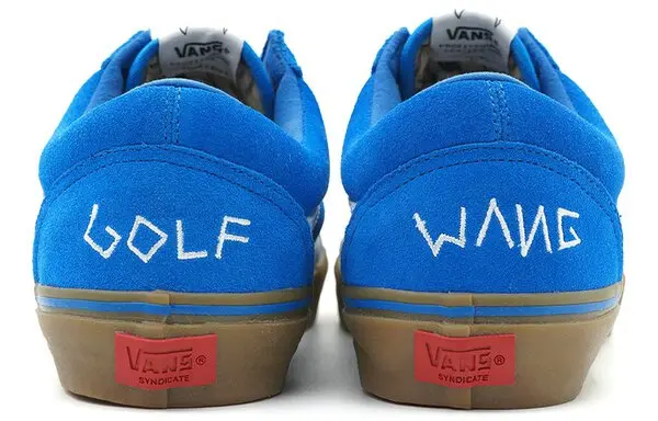 VANS Golf Wang X Old Skool Pro 's' Sneakers - Blue/white