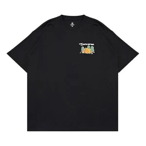CONVERSE Outdoor Graphic Tee Asia Sizing - Black