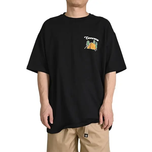 CONVERSE Outdoor Graphic Tee Asia Sizing - Black