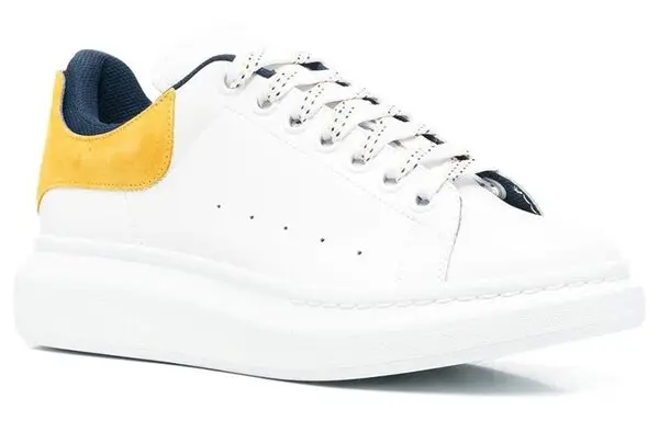 Alexander McQueen Oversized Sneaker - White/yellow/navy