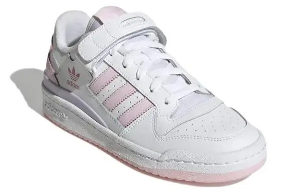 Adidas Originals Forum Low Sneakers - White/pink