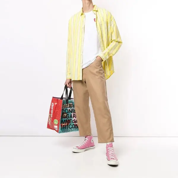 Play Comme Des Garcon Basic T-shirt Red Family Heart