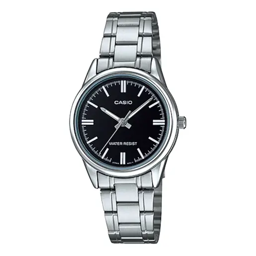 Casio Stainless Steel Quartz Watch - Black