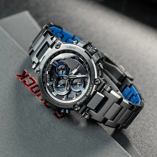 Casio G-shock Mt-g "black" Watch With Bluetooth And Solar Energy