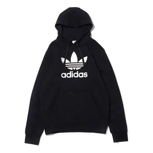 Adidas Originals Trefoil Foil Sports Hoodie - Black