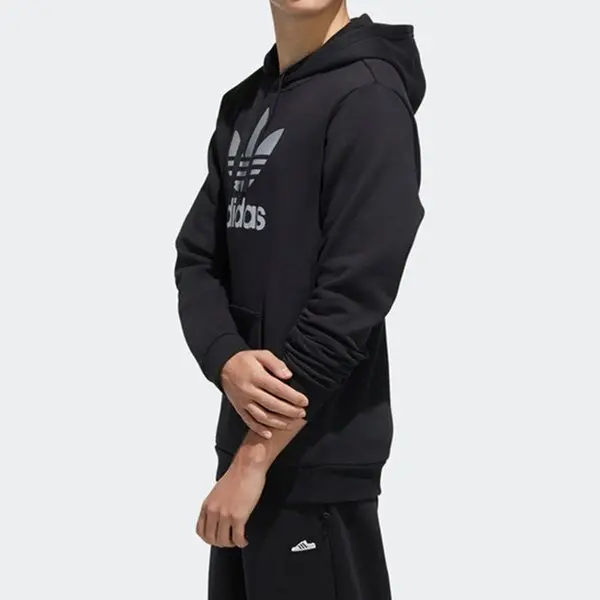 Adidas Originals Trefoil Foil Sports Hoodie - Black