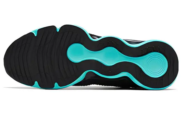 ANTA Athletic Lace-up Sneakers - Blue/black/teal