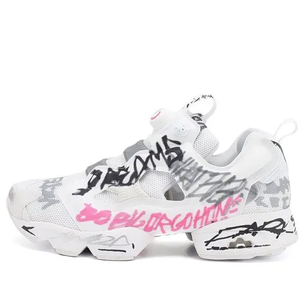 REEBOK X Vetements Scribbled Instapump Fury Sneakers