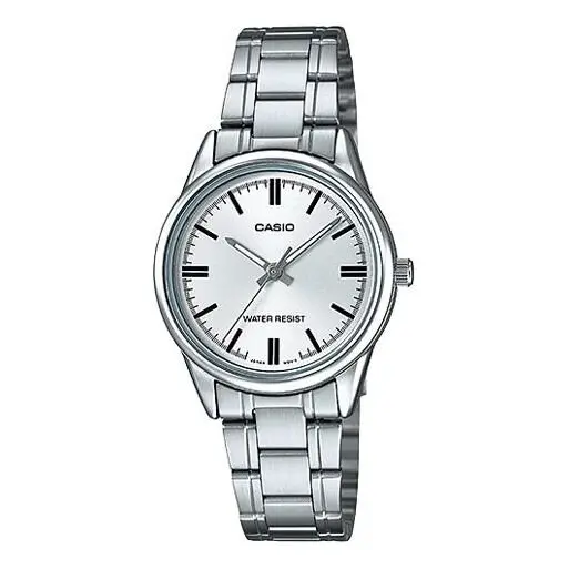 Casio Stainless Steel Quartz Analog Watch - Silver