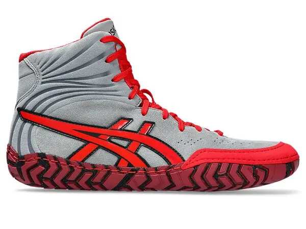 Asics Aggressor 5 Athletic Footwear - White/red