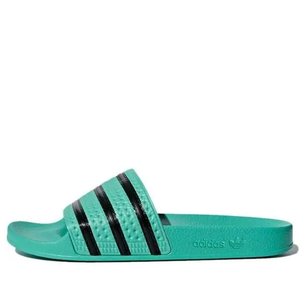 Adidas Adilette Slide - Green/black