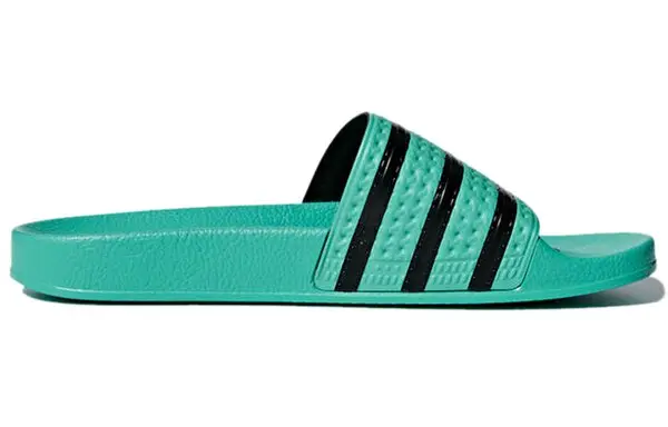 Adidas Adilette Slide - Green/black