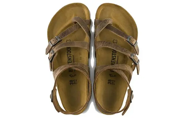 BIRKENSTOCK Seres Camberra Old Natural Leather Sandals