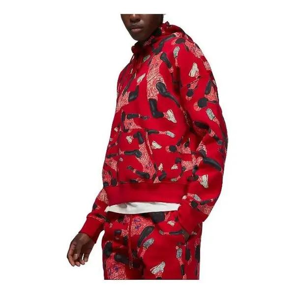 JORDAN Air Artist Series Hoodie - Red/multi-color