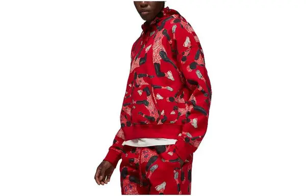 JORDAN Air Artist Series Hoodie - Red/multi-color