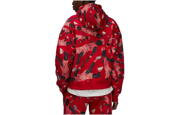 JORDAN Air Artist Series Hoodie - Red/multi-color