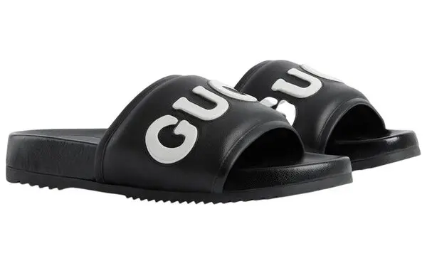 Gucci Sideline Rubber Logo Slide