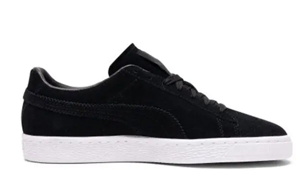 PUMA Suede Ripped Denim Low Top Sneakers