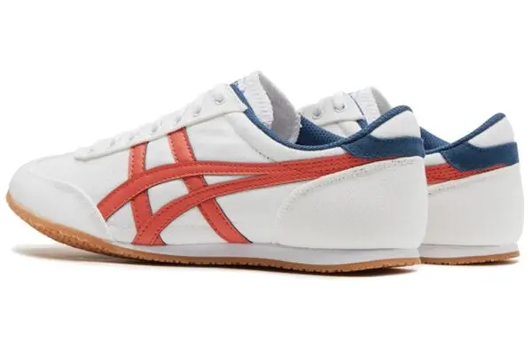 Onitsuka Tiger Machu Racer Sneakers - White/orange