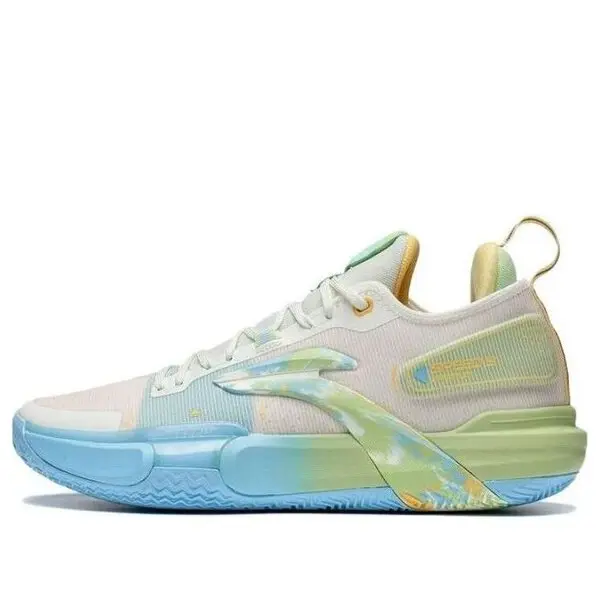 LI-NING Speed Premium 'ice Cream' Athletic Shoes - Beige/green