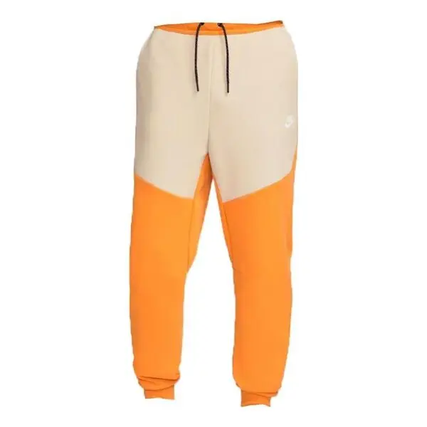 Nike Tech Fleece Jogger Pants 'kumquat Sanddrift - Kumquat/sanddrift