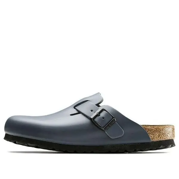BIRKENSTOCK Boston Clogs - Blue/sand