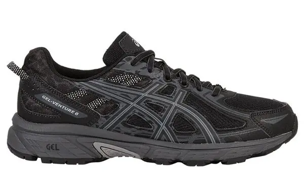 Asics Gel-venture 6 Athletic Sneakers - Black