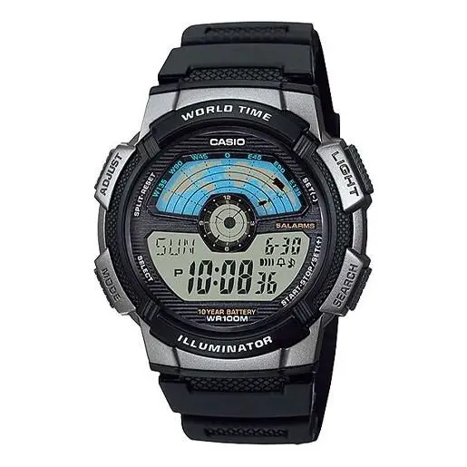 Casio Sports Quartz Analog Watch - Silverblack