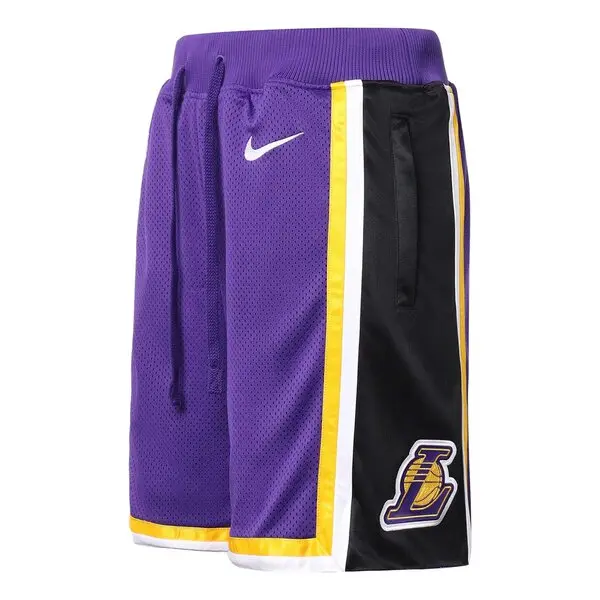 Nike Los Angeles Lakers Courtside Statement Edition Basketball Shorts - Purple