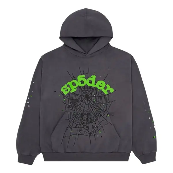 SP5DER Wait Web Hoodie - Grey