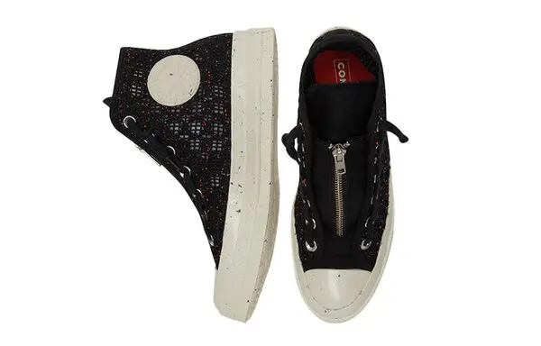 CONVERSE Chuck 70 High Top Sneakers With Speckled Crochet Detail