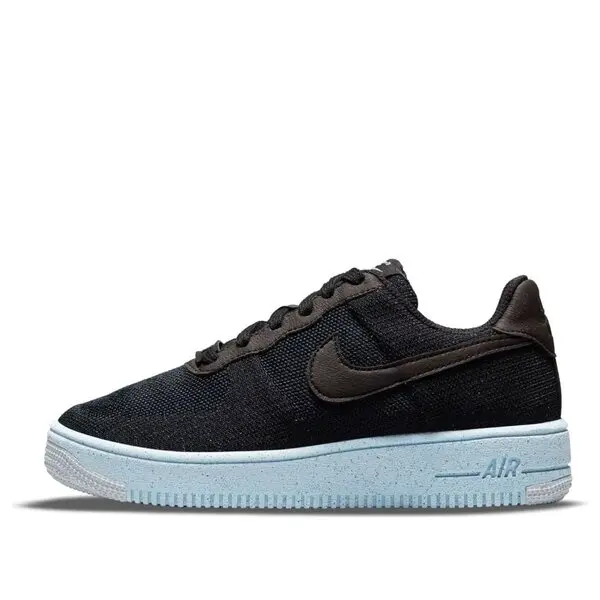 Nike Force 1 Crater Flyknit Sneakers - Black/blue