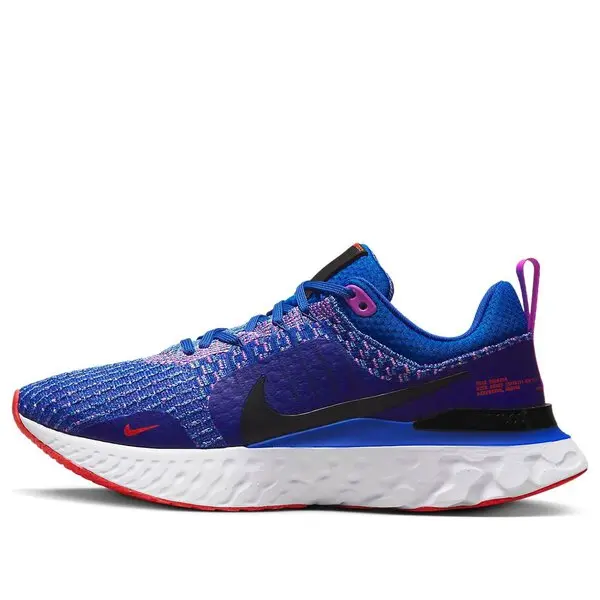 Nike React Infinity Run Flyknit 3 Athletic Shoes - Blue
