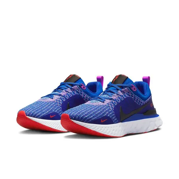 Nike React Infinity Run Flyknit 3 Athletic Shoes - Blue