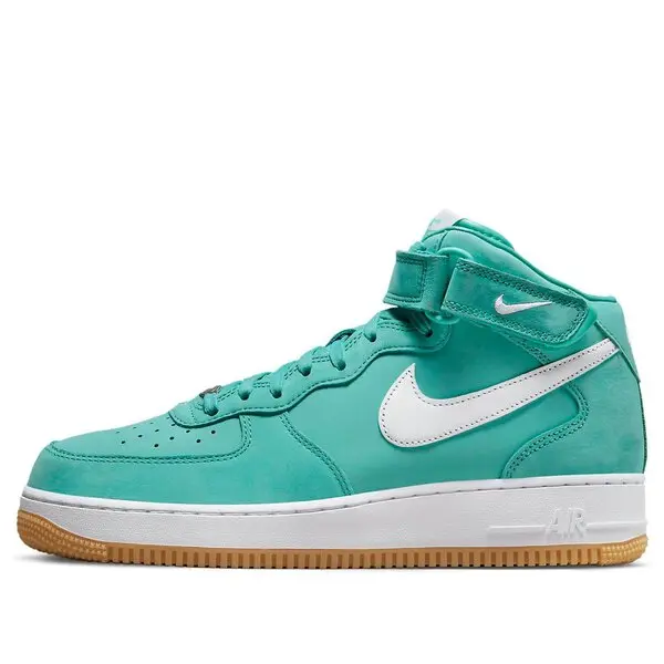 Nike Force 1 Mid Sneakers - Washed Teal