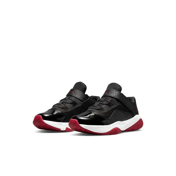JORDAN Air 11 Cmft Low "black/white/red - Black/red