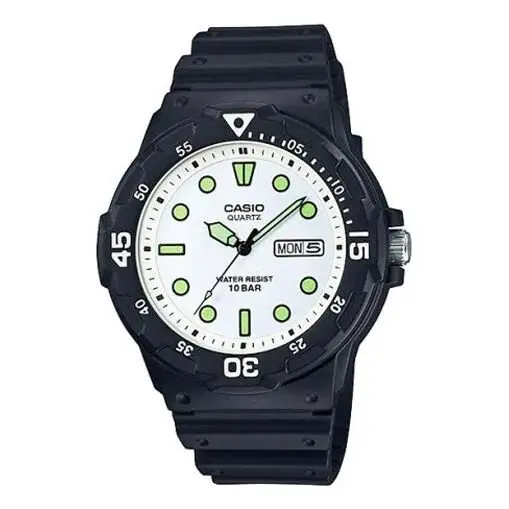 Casio Analog Quartz Watch With Day And Date Display - Black