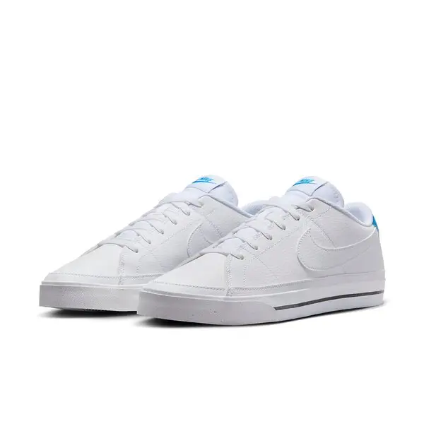 Nike Court Legacy Next Nature "white Photo Blue" Sneakers - White/blue