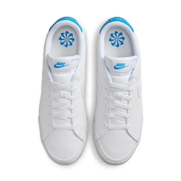 Nike Court Legacy Next Nature "white Photo Blue" Sneakers - White/blue