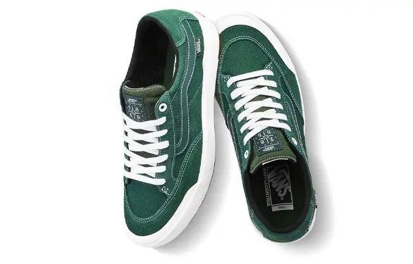 VANS Berle Pro Retro Low Top Skate Shoes - Green