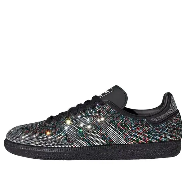 Adidas Samba Embellished Sneakers - Core Black/silver Metallic