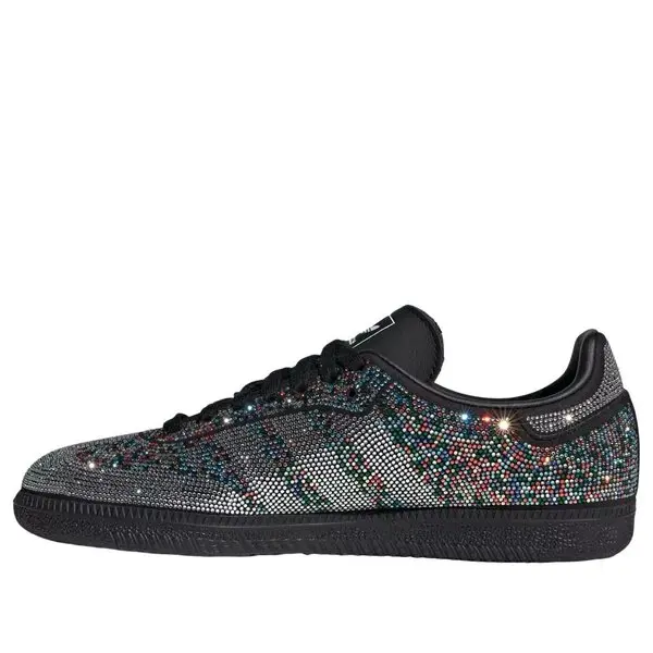 Adidas Samba Embellished Sneakers - Core Black/silver Metallic