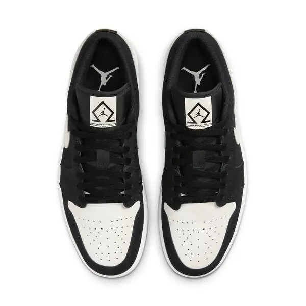 JORDAN 1 Low Se 'diamond' Sneakers - Black/white