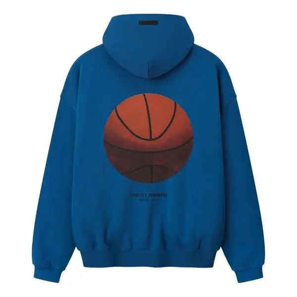 Fear Of God X Knicks X Barkley Hendricks 90s Hoodie - Faded Blue