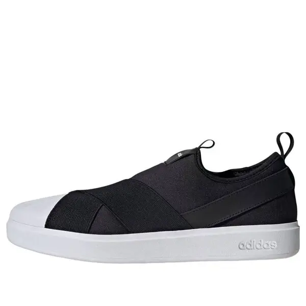 Adidas Streettalk Slip-on Sneakers - Core Black/cloud White/cloud White