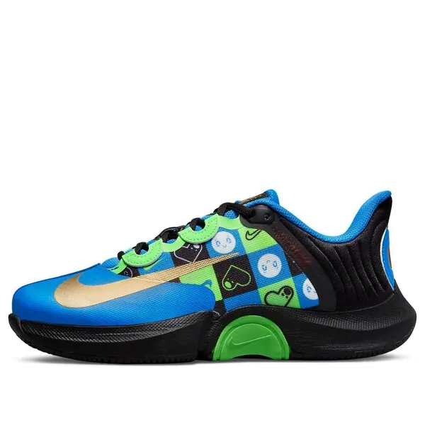 Nike Nikecourt Air Zoom Gp Turbo "all Smiles" Tennis Shoes - Blue/black