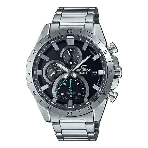 Casio Edifice Stainless Steel Chronograph Watch - Blacksilver