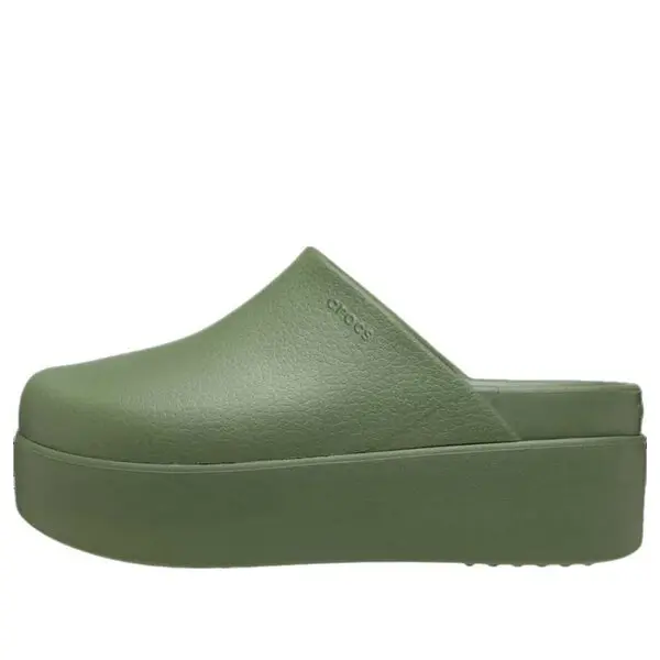 CROCS Dylan Platform Clog - Cargo/green